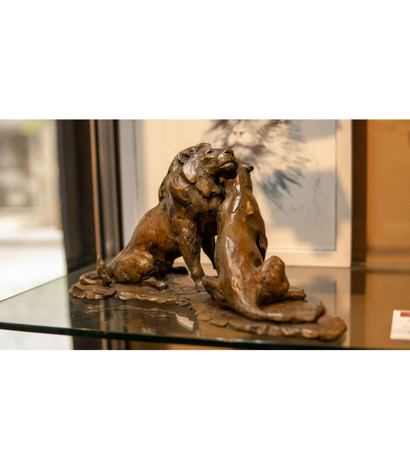 Sculpture animalière en bronze